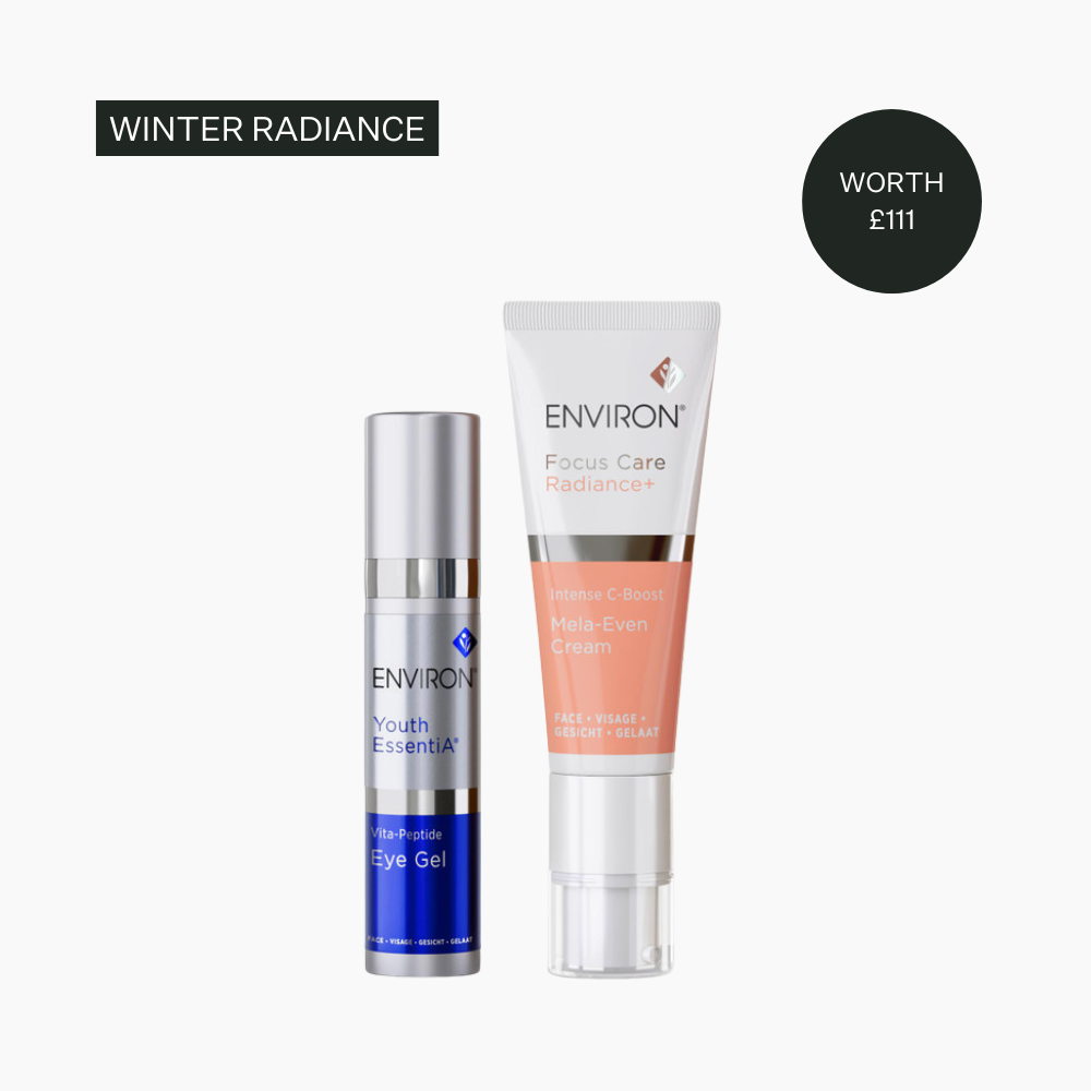 Environ Radiance Duo: Mela-Even C-Boost + Vita-Peptide Eye Gel – Chelleon